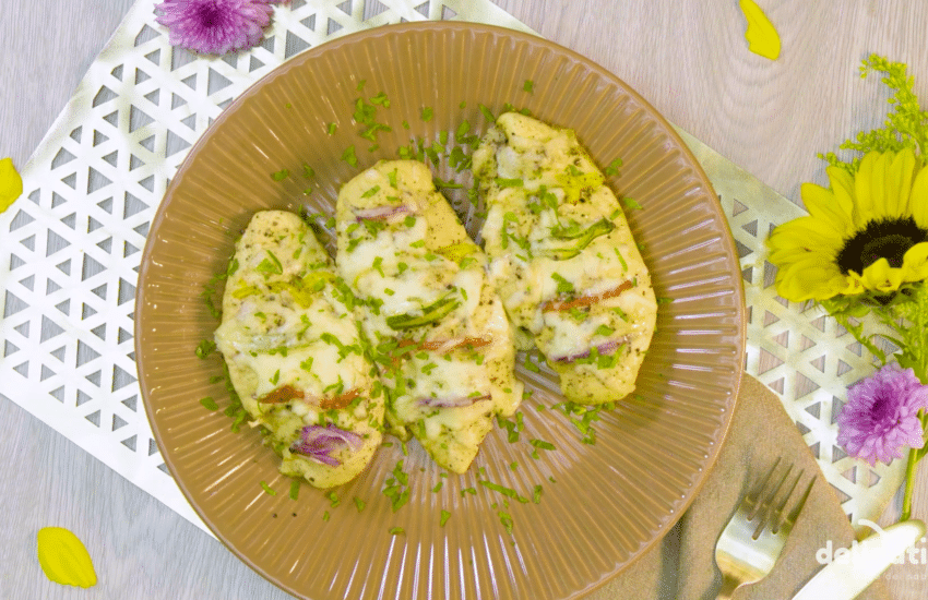 Pollo horneado estilo primavera | Delination