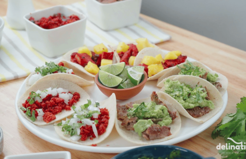 Rosca de mini tacos | Delination